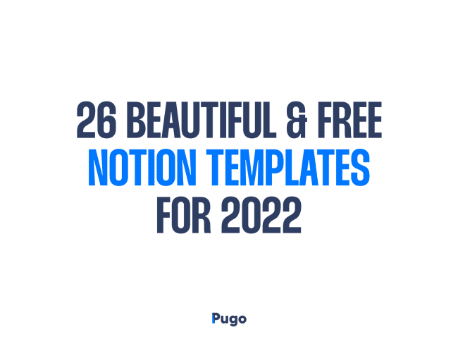 26 Beautiful & Free Notion Templates - 2023 - Notion Expert, Digital ...