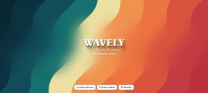 Wavely - Color Waves Wallpaper & Poster Pack