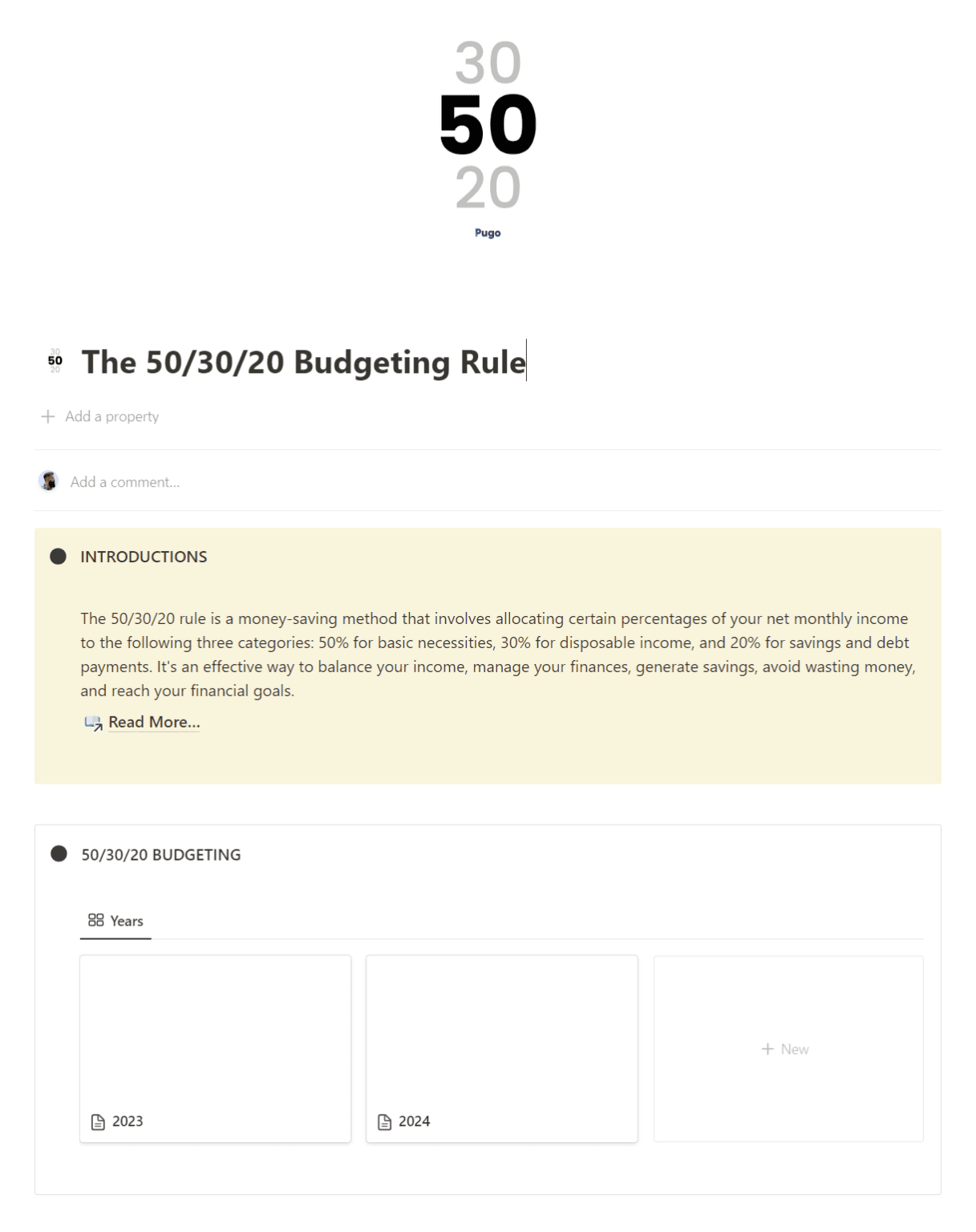 Budgeting Template for Notion - Simplifying Life, Productivity ...