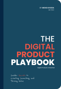 The Digital Product Playbook - Your ultimate guide to Building a ...