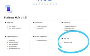 Business Hub - Notion Template - Pugo Studio